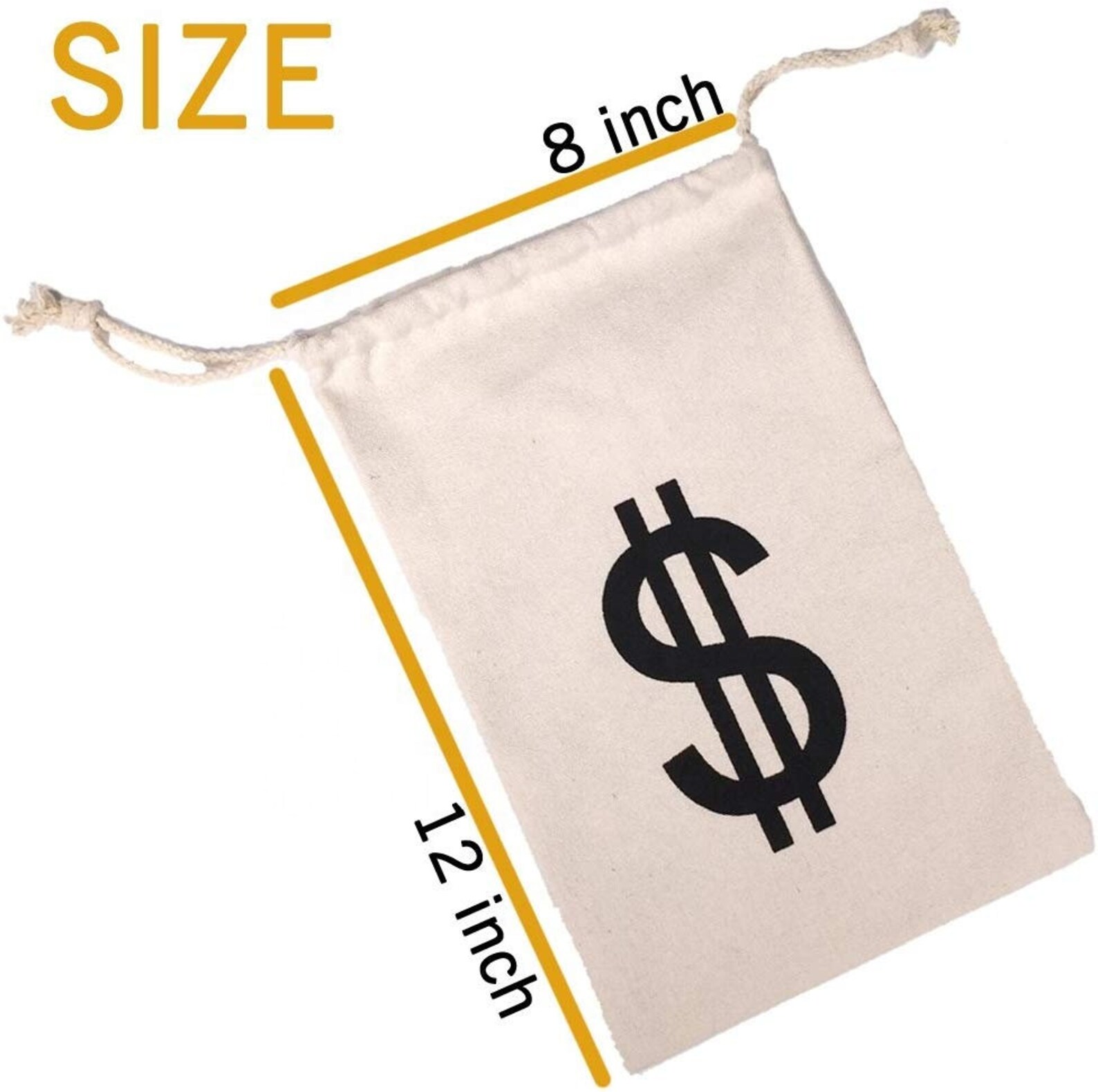 Set of 20 Bags-1 Dollar Sign Money Bag Favor Gift Bag. 3x5 4x6 | Etsy