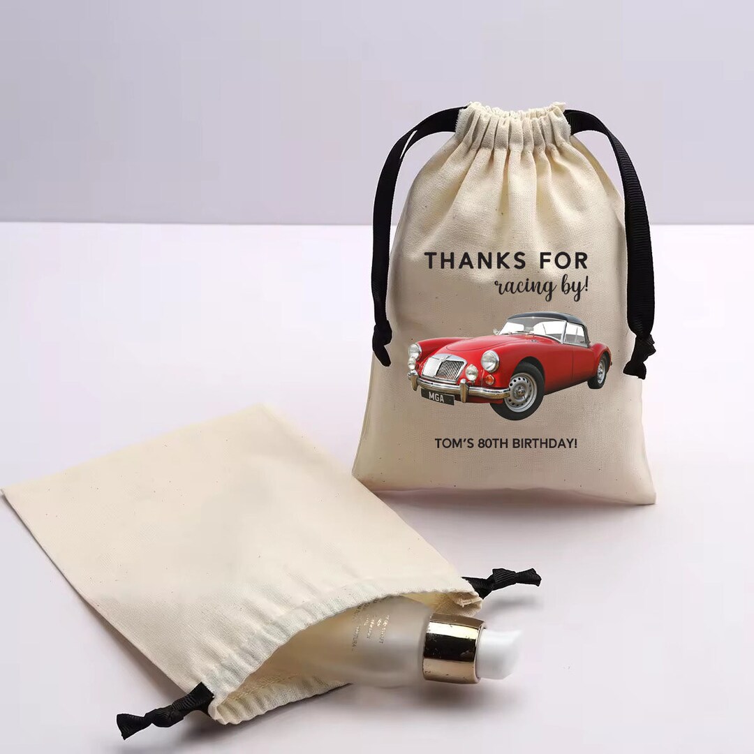 Happy Birthday Custom Name Bags, Custom Party Bags for First Birthday ...