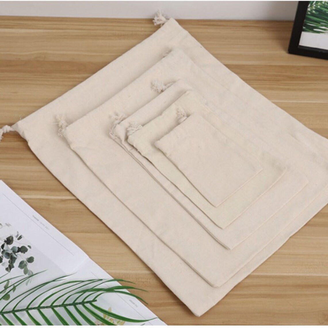 Set of 20 Dust Cover Storage Bags Purified 100% Cotton with | Etsy