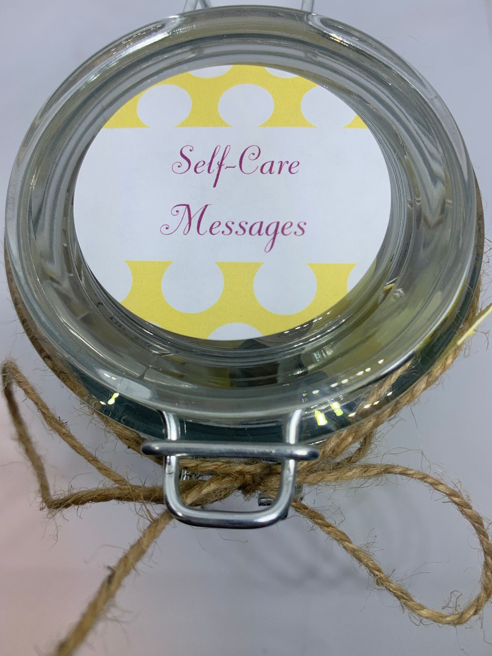 Messages in a Jar Self-care Messages Love Friendship - Etsy