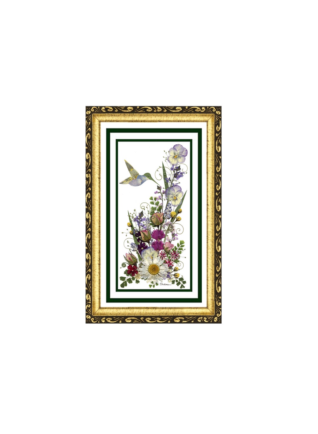 SUMMER HUMMER 1 7X11 FRAMED - Etsy