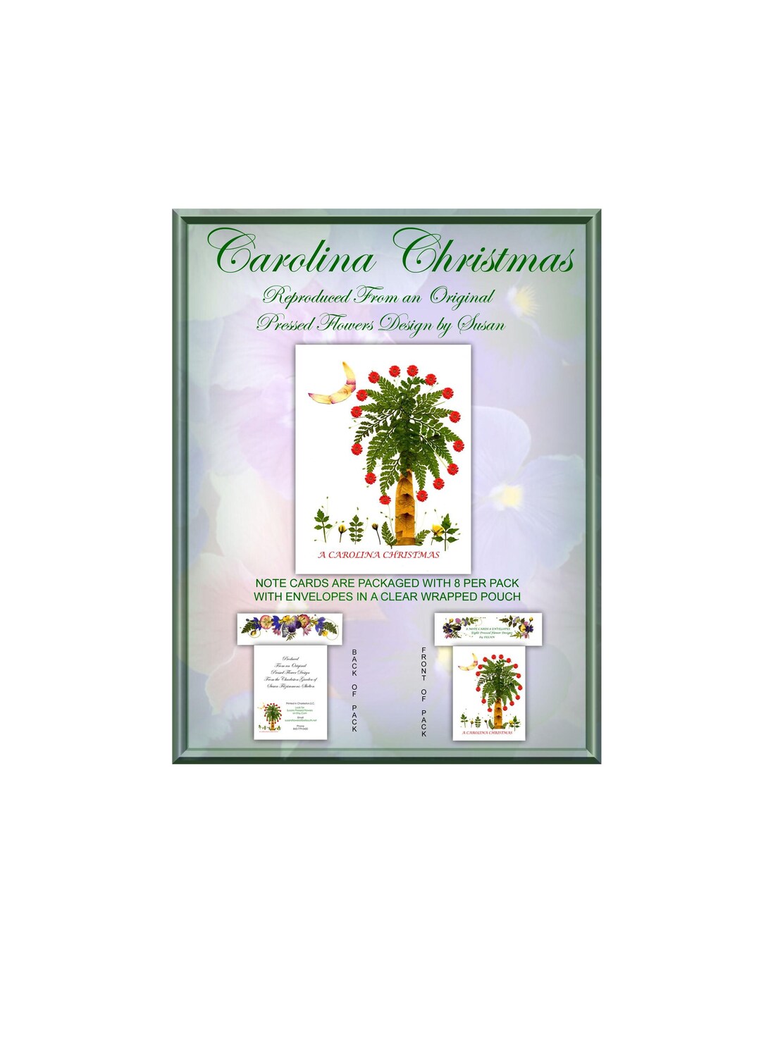 Carolina Christmas Card - Etsy