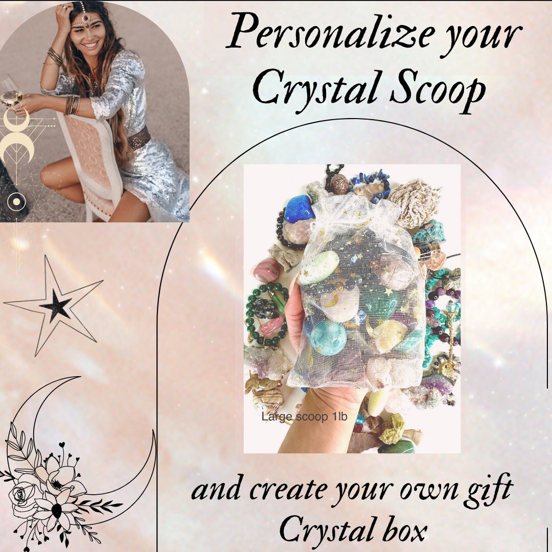 Crystal Confetti Scoop Lucky Crystal Scoop Crystal Mystery Box Assorted ...