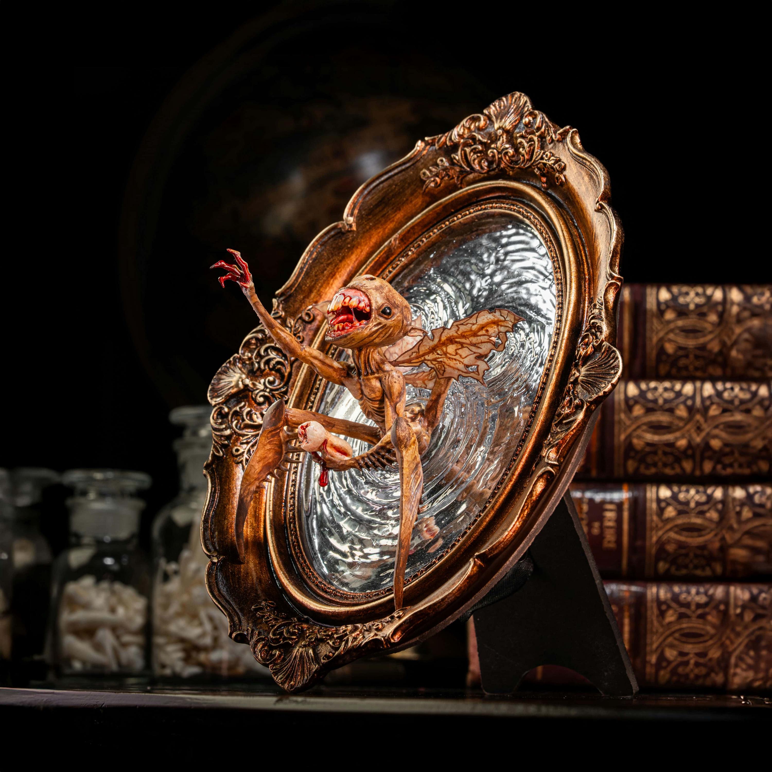Hellboy Tooth Fairy Figurine - Portal Mirror Gothic Wall Decor Dark ...