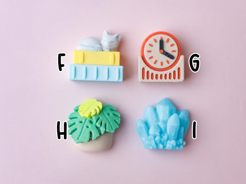 Book Shelf Fidget Clicker Toy 3D Printed Cozy Book Nook Fidget Clicker ...