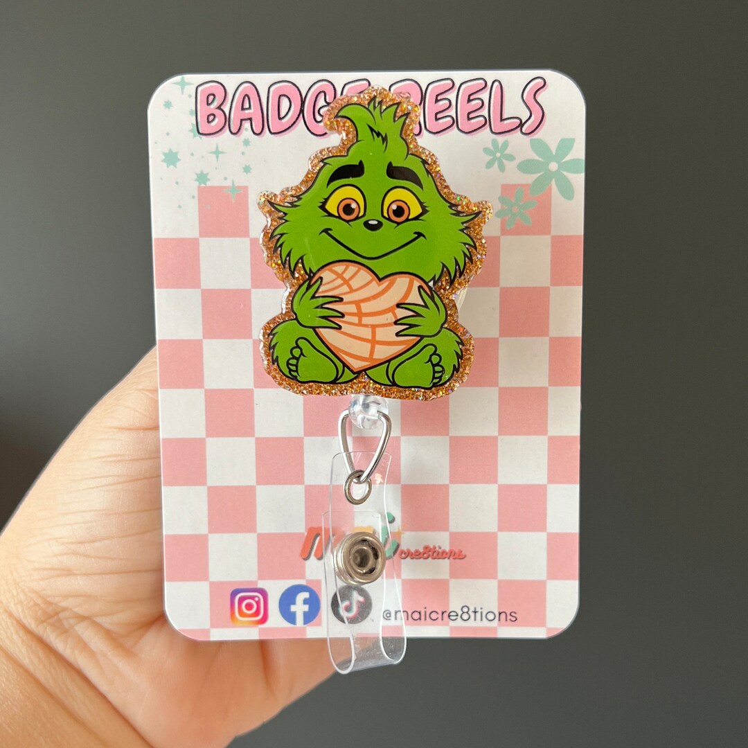 The Baby Mean One Badge Reels Conchas Holiday Hater Baby Gr I N C H ...