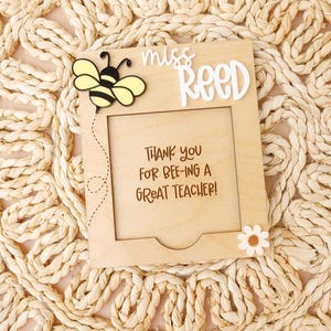 Personalized Sticky Note Holder Teacher Appreciation Gift for Teacher ...