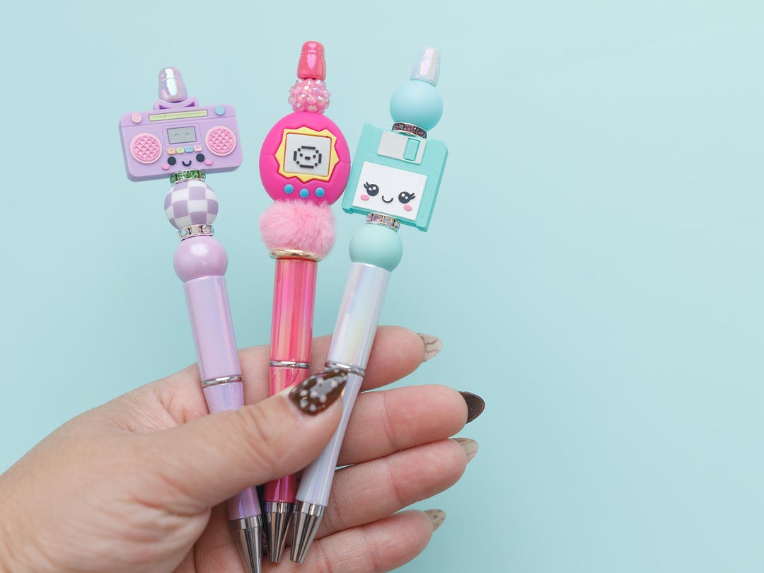 Retro 90s Beaded Pen - Etsy