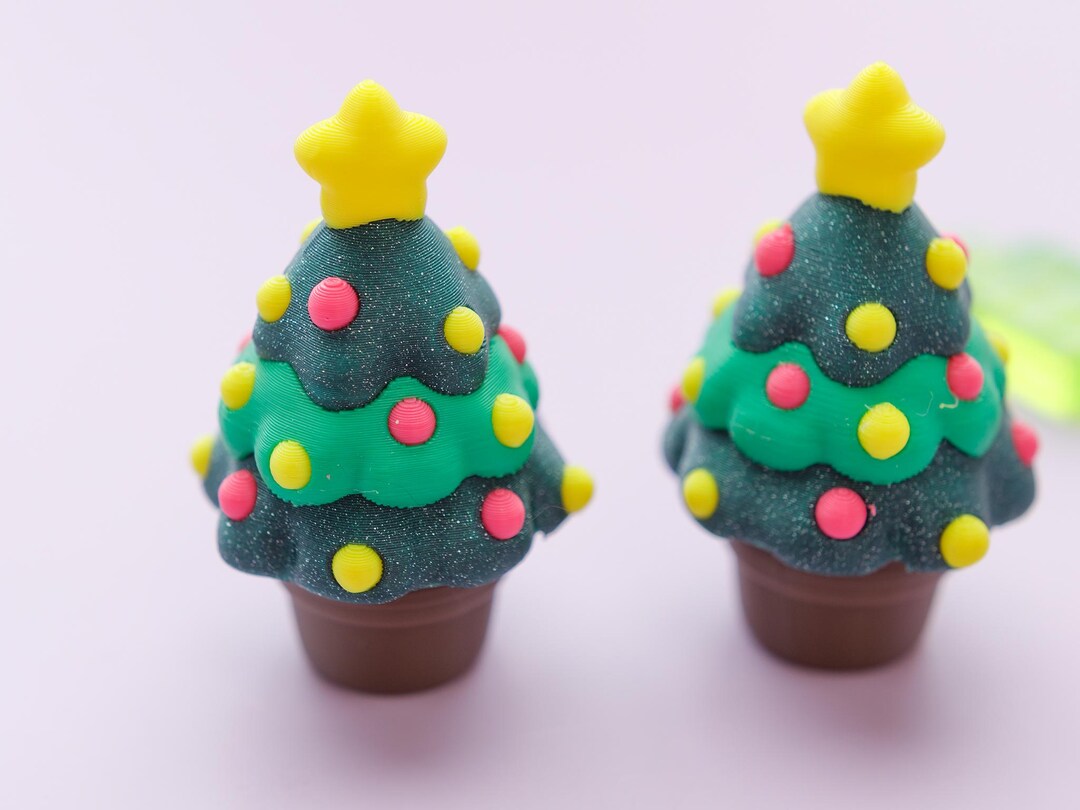 Christmas Tree Fidget Clicker Toy Trendy 3D Printed Fidget - Etsy