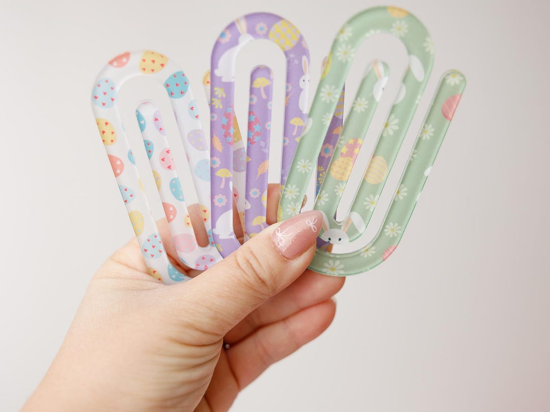 Easter Acrylic Paperclip Sublimation Acrylic Bookmark Jumbo Size Easter ...