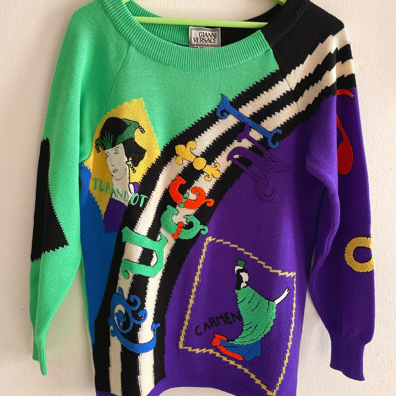 Versace Sweater - Etsy