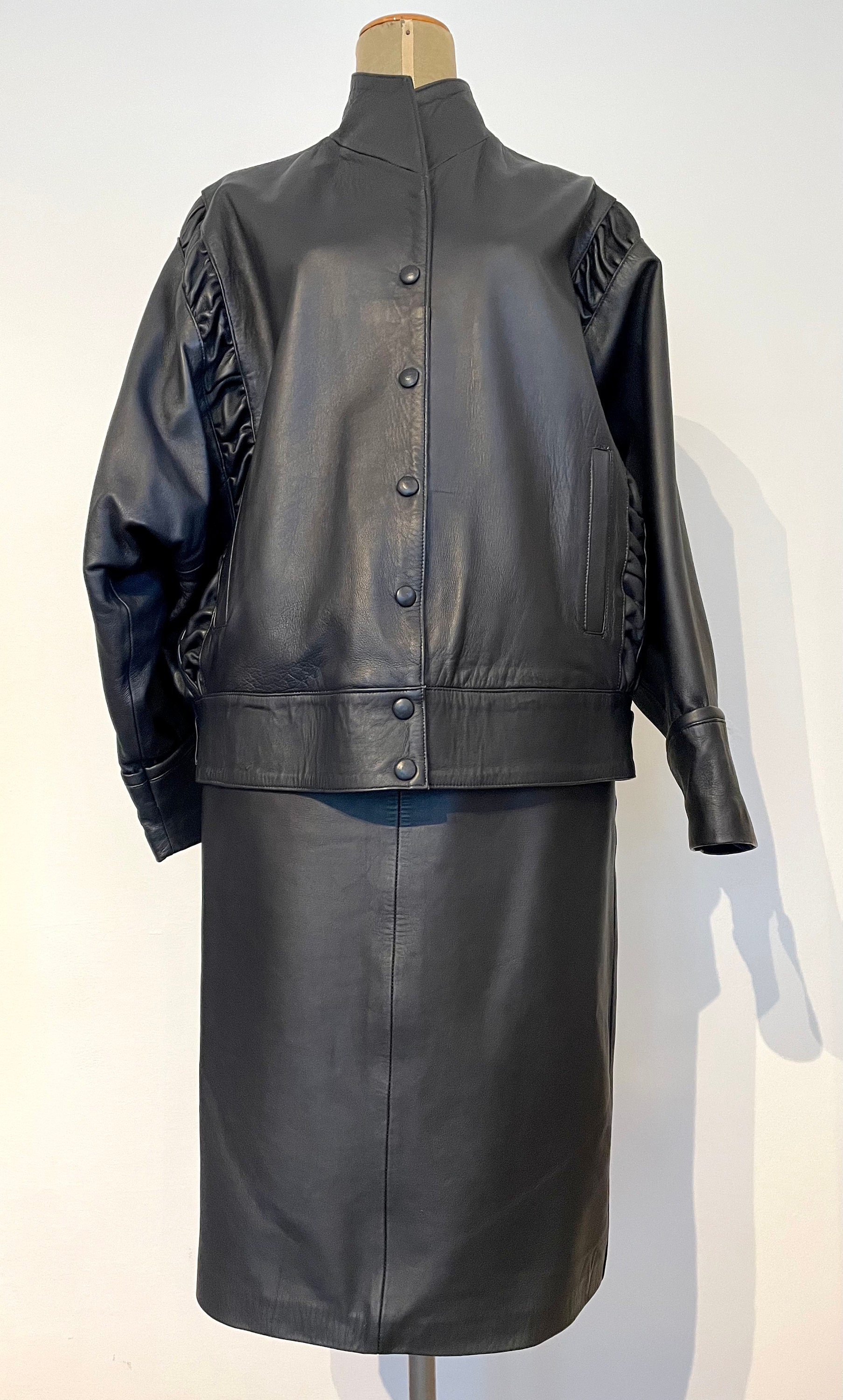 Yves Saint Laurent Leather Suit 80s - Etsy Yves Saint Laurent Leather Suit 80s - Etsy
