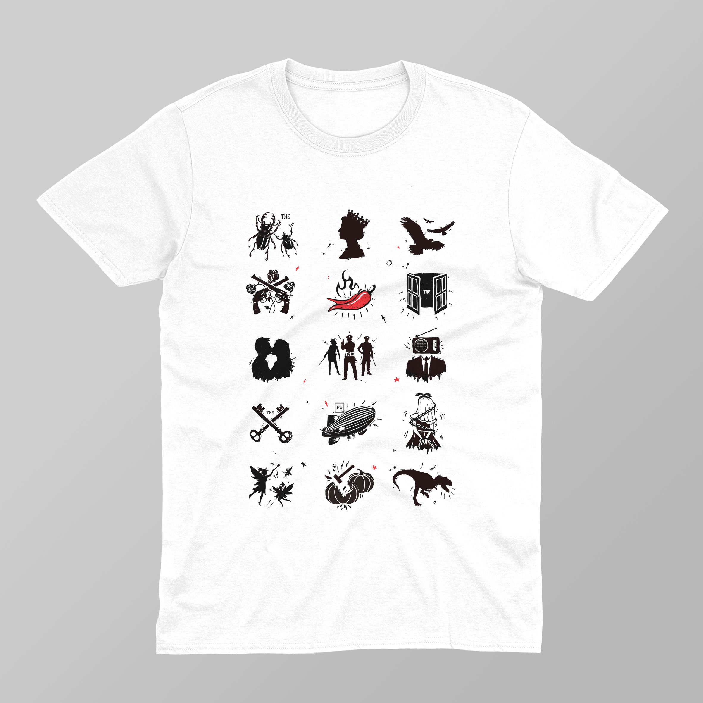 Vintage Rock Bands T-shirt, 70s 80's Rock Bands T Shirts, 90s Rock Band ...
