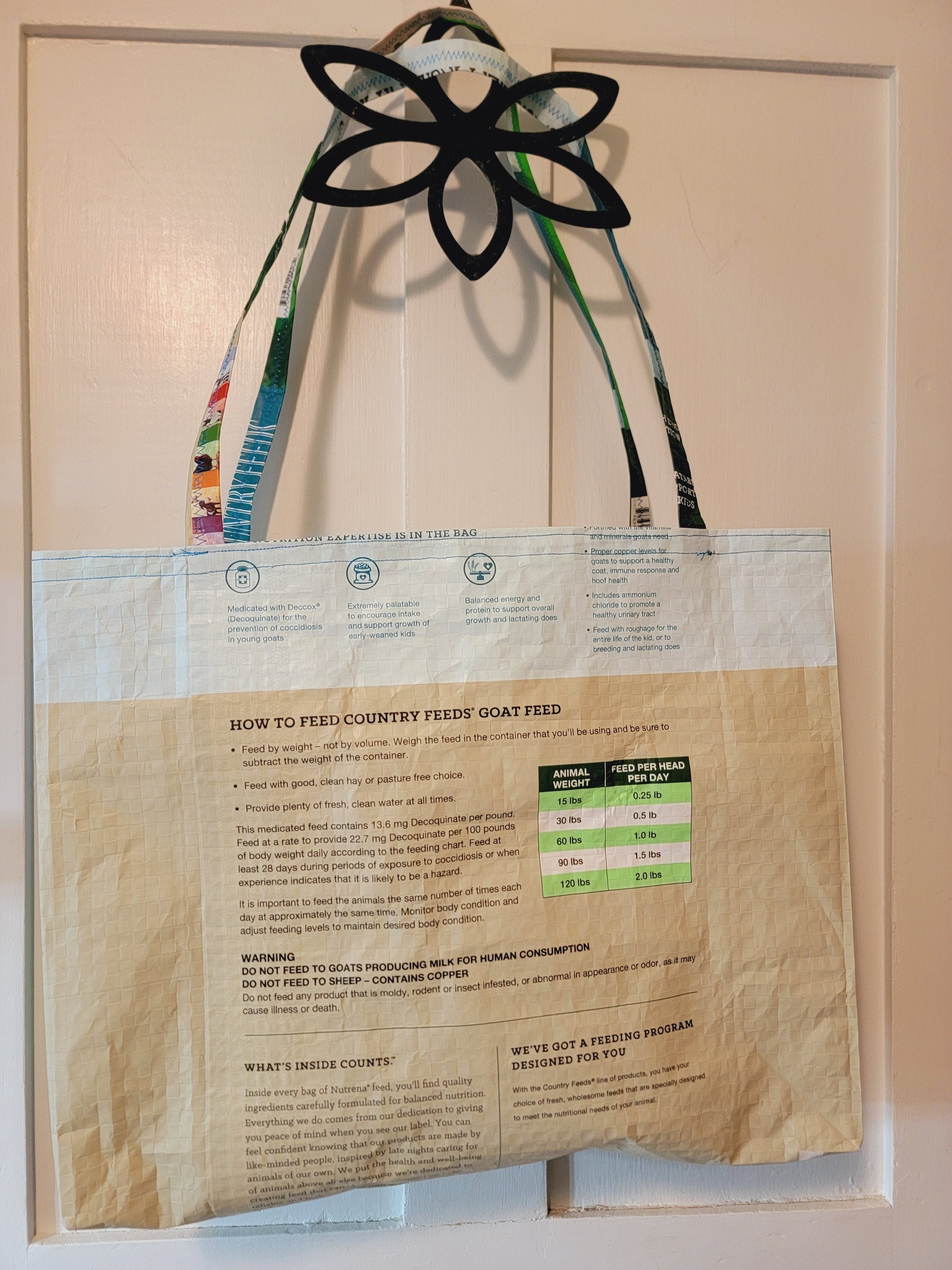 Beautiful Boer Goat Bag-teal - Etsy