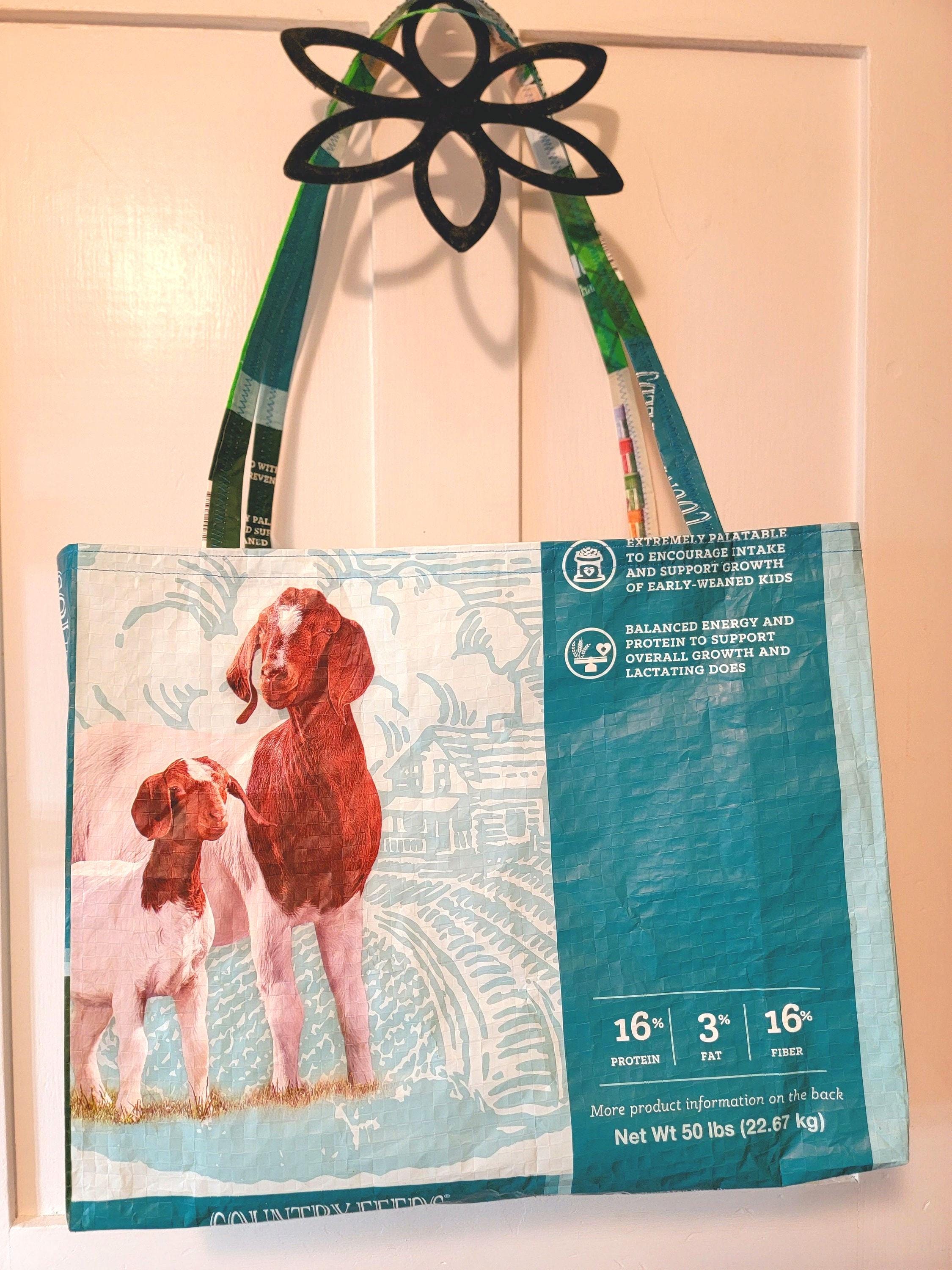 Beautiful Boer Goat Bag-teal - Etsy