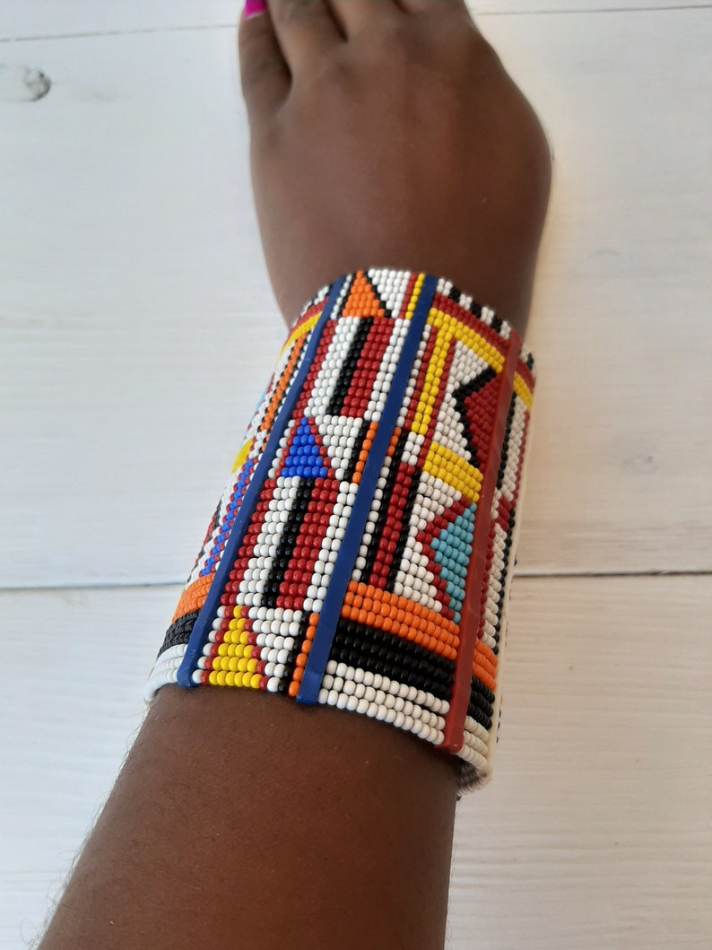 African masai bracelet Zulu Beaded bracelet Wrist bracelet | Etsy