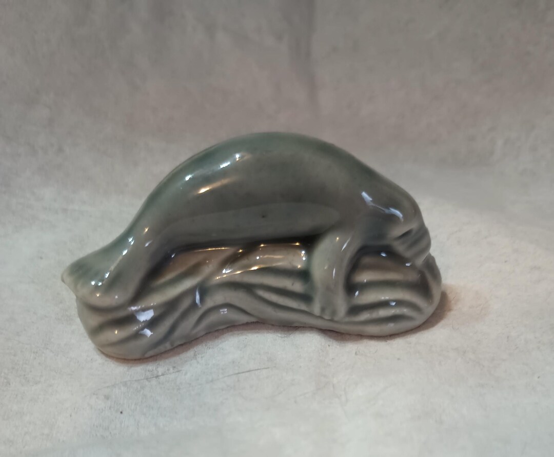 Manatee Red Rose Tea English Wade, Manatee Animal Character, Porcelain ...