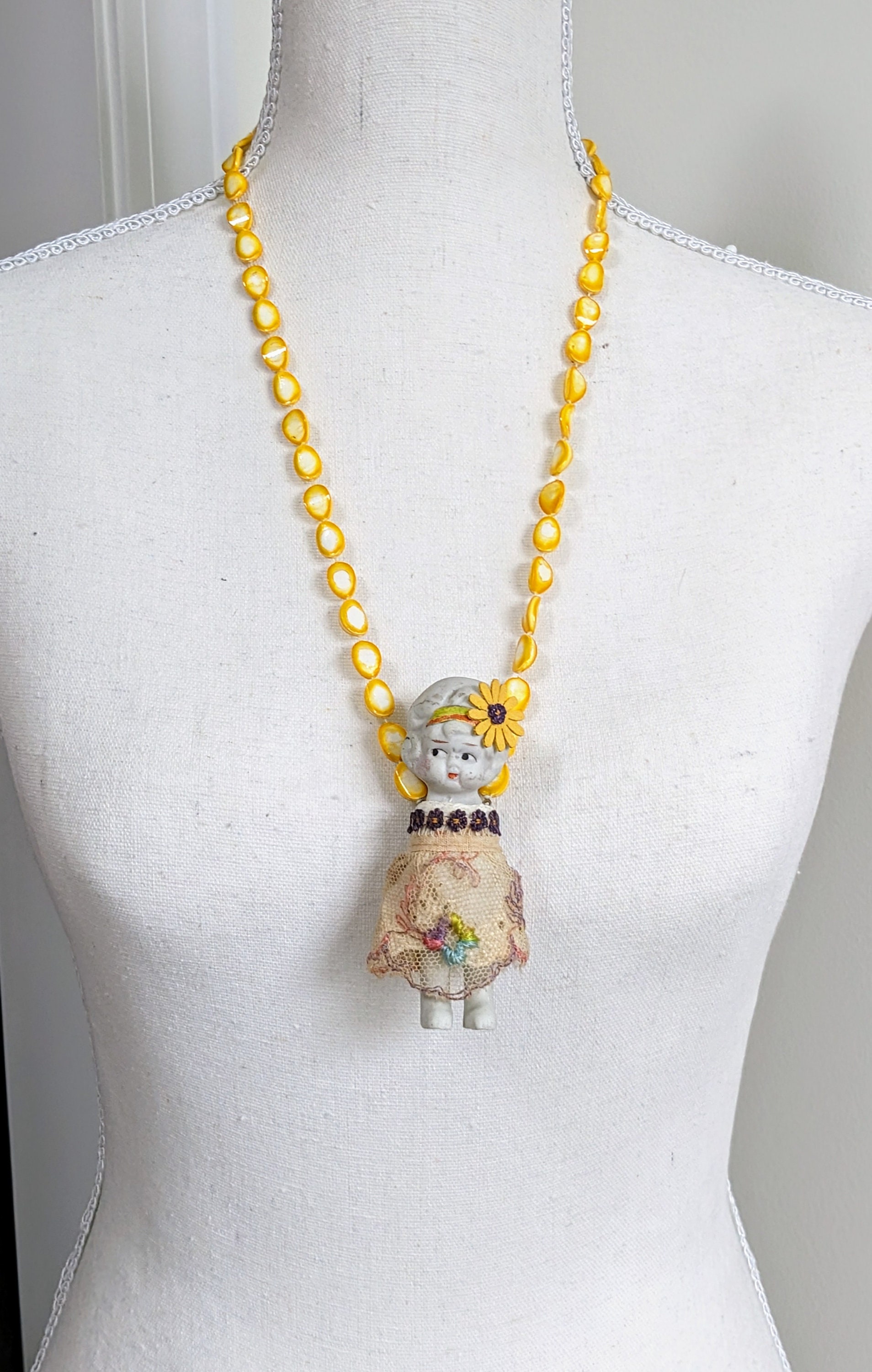 Antique Doll Necklace. A Oneofakind,affordable Necklace.the Perfect ...
