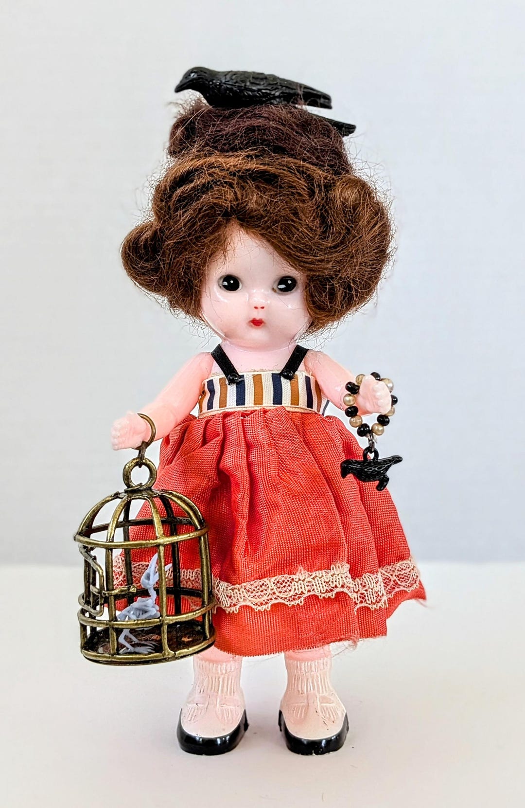 Vintage Kewpie Doll Reimagined for Halloween. Reminiscent of Alfred ...