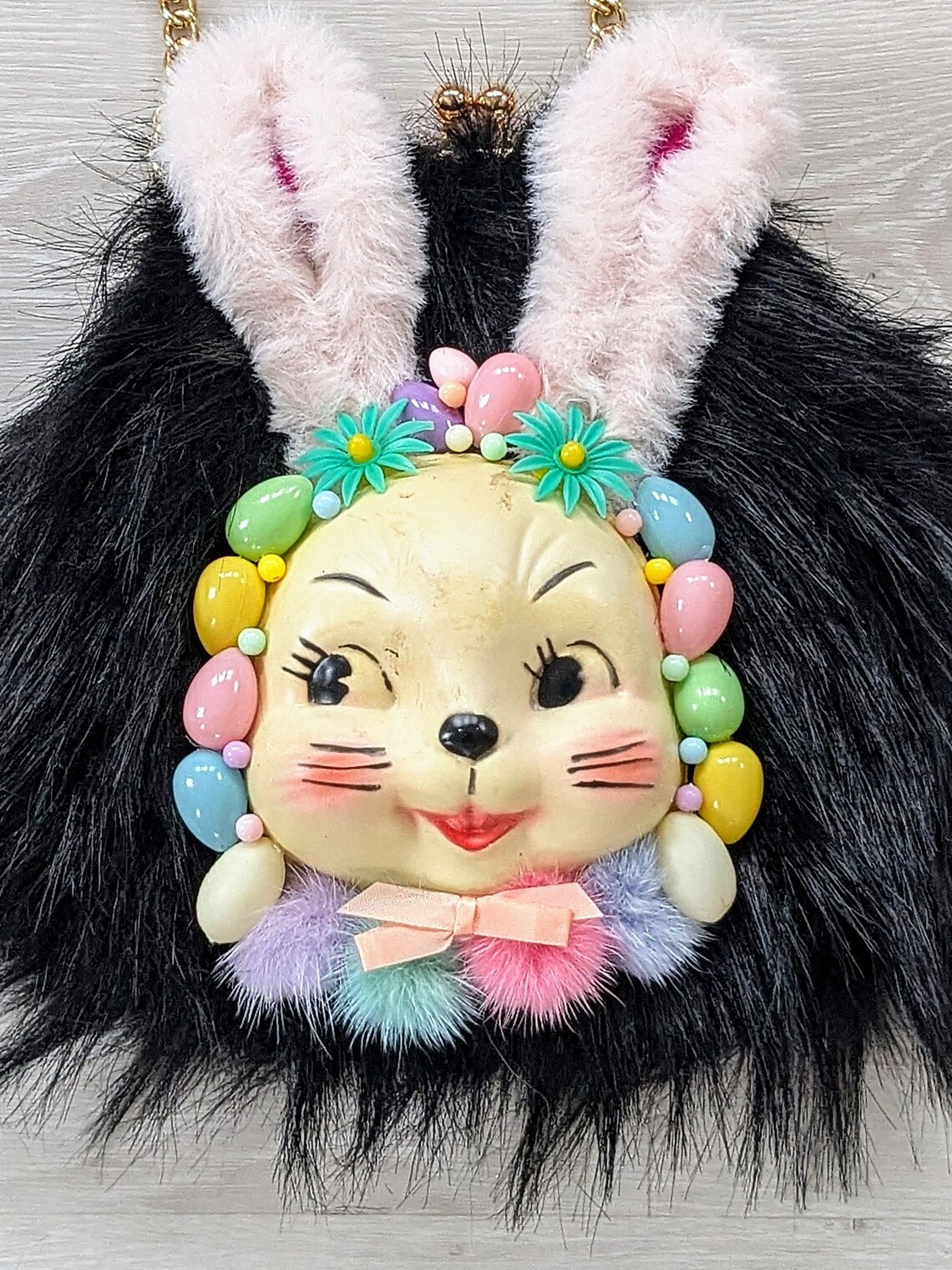 Large Kitsch Easter Crossbody Purse Using Vintage and Non Vintage Items ...