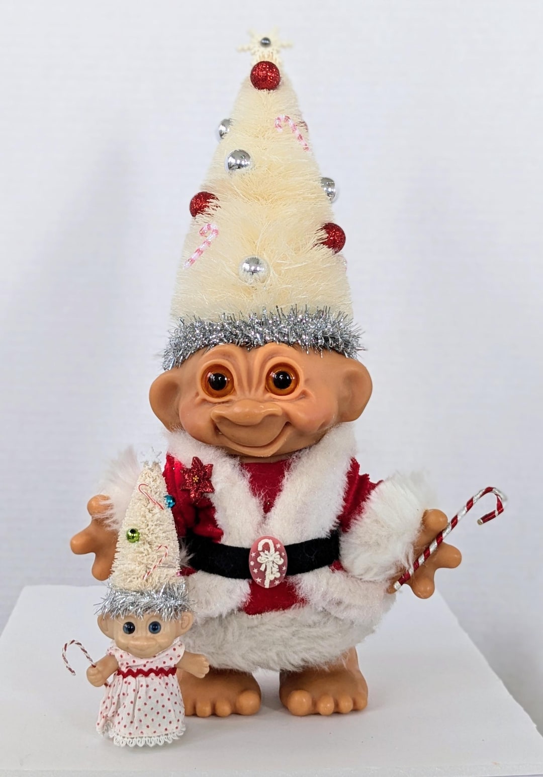 Large Vintage Troll Reimagined for the Holidays With so Many Details ...