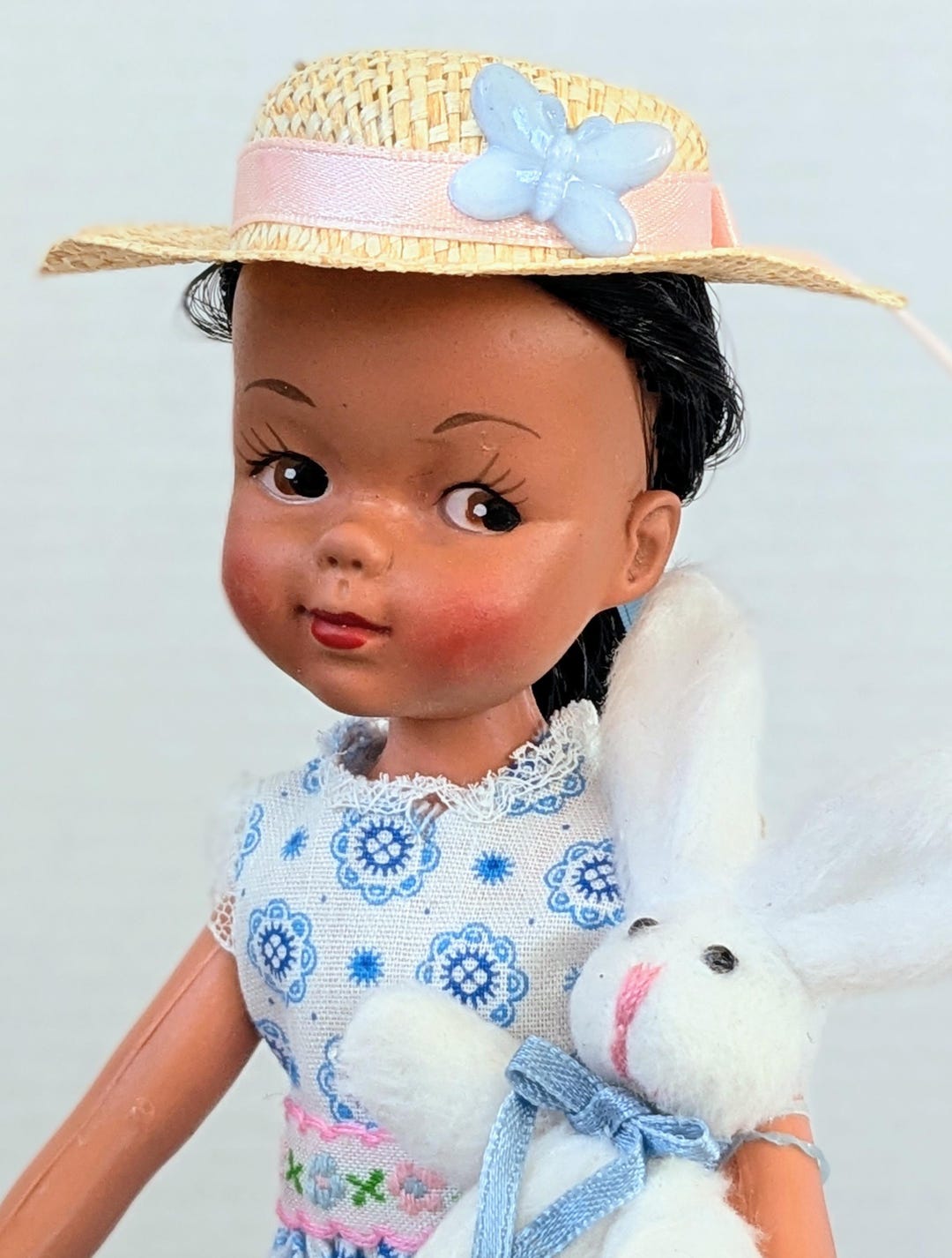 Vintage Easter Doll. She is a Beautiful, Mixed Race, Doll All Dressed ...