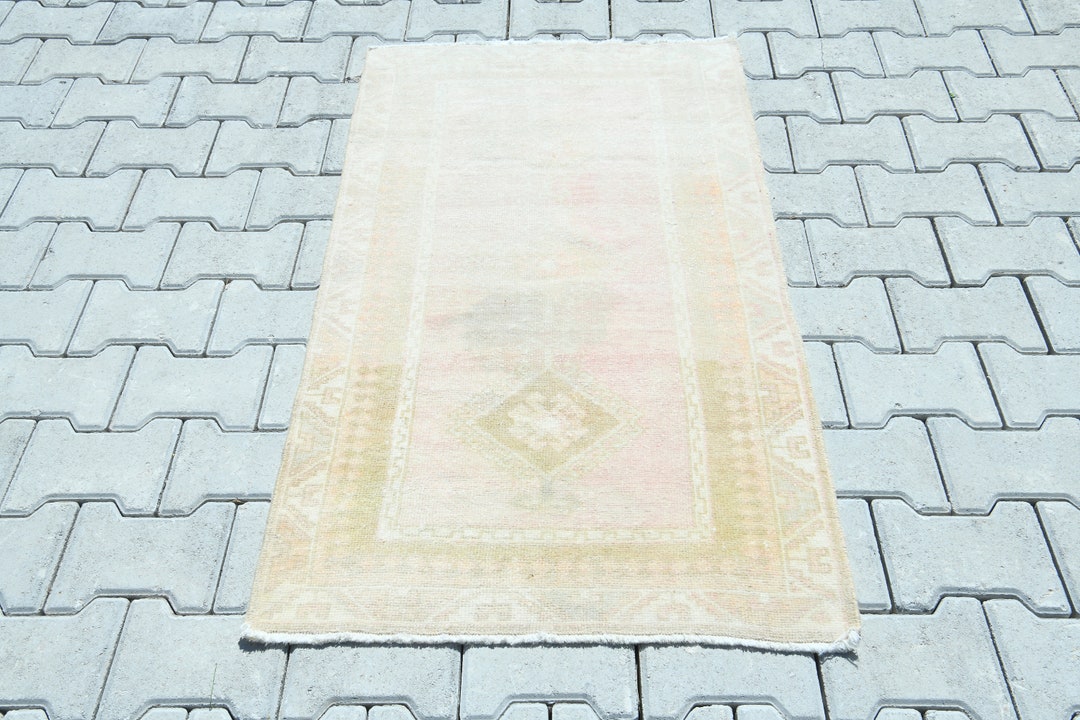 2x4 Door Mat Rug,bathroom Rug,2x4 Small Rug,vintage Mat Rug,turkish ...