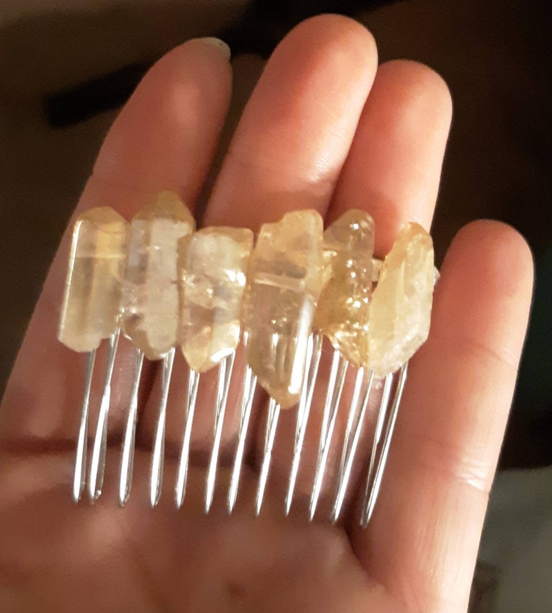 Natural Trendy Quartz Crystal Hair Accents Very Beautiful for | Etsy