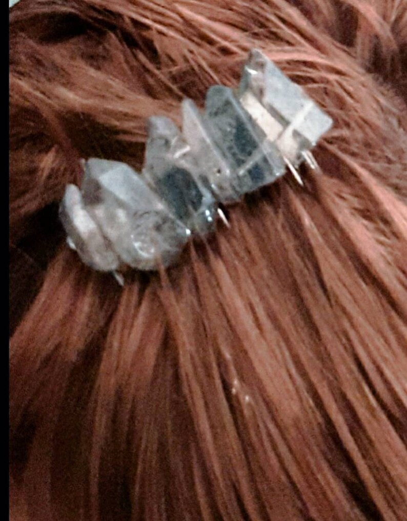 Natural Trendy Quartz Crystal Hair Accents Very Beautiful for | Etsy