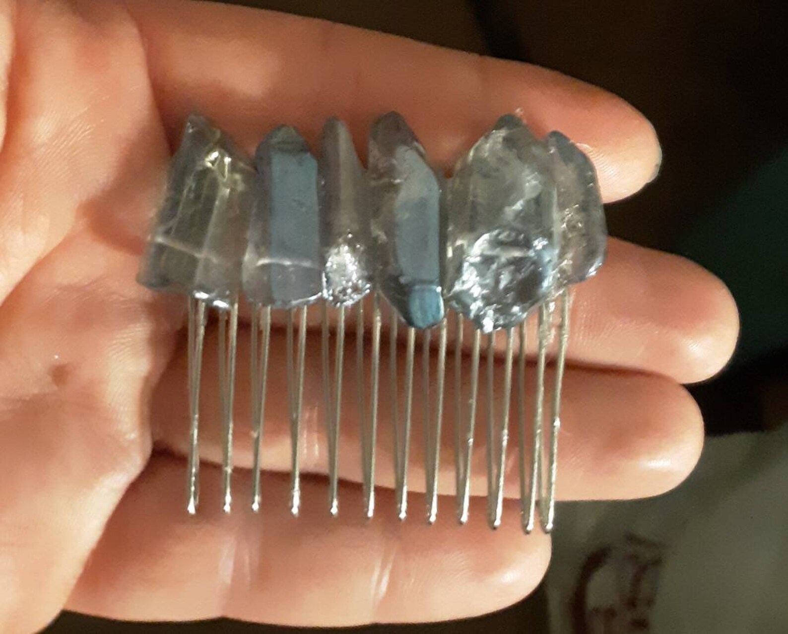 Natural Trendy Quartz Crystal Hair Accents Very Beautiful for | Etsy