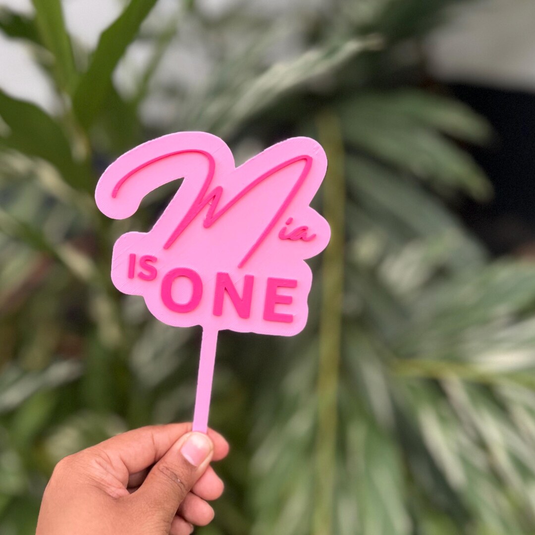 Custom Birthday 3D Topper, Birthday Topper, Birthday Topper, Cake ...