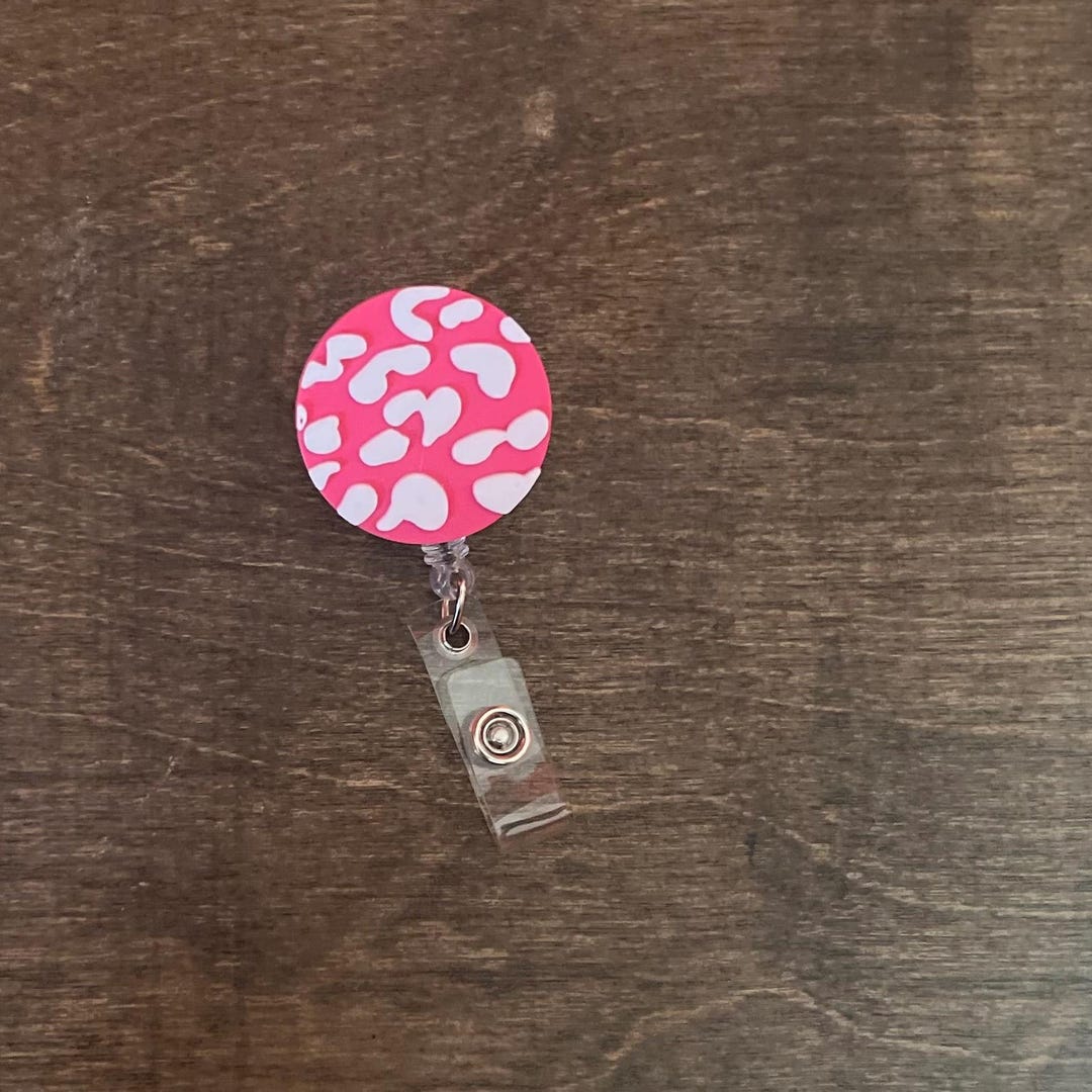 Leopard Print Badge Reel, Badge Topper STL, Leopard Badge Reel STL, 3d ...