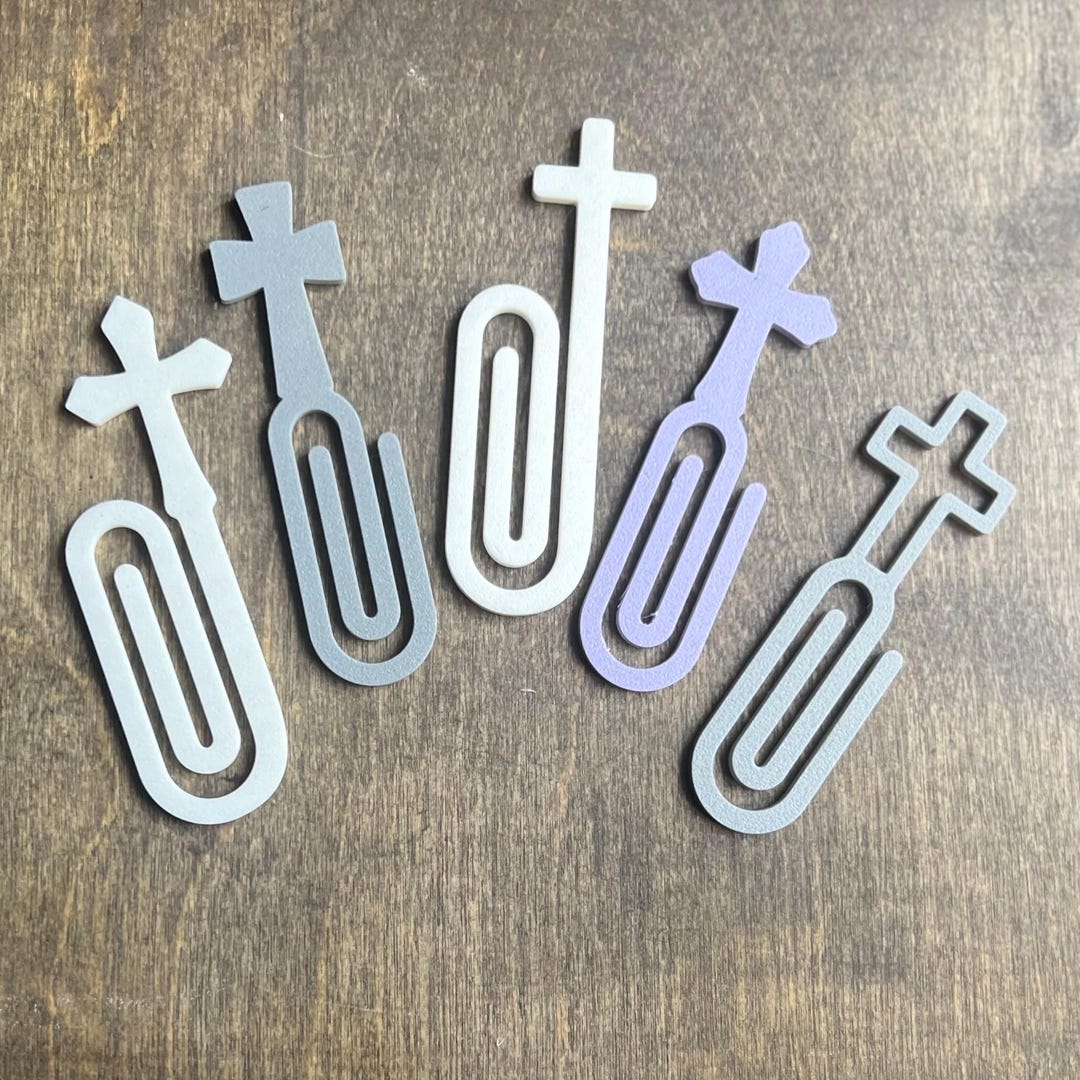 3D Cross Bookmark STL Design – Coss Shaped Bookmark , Christian ...