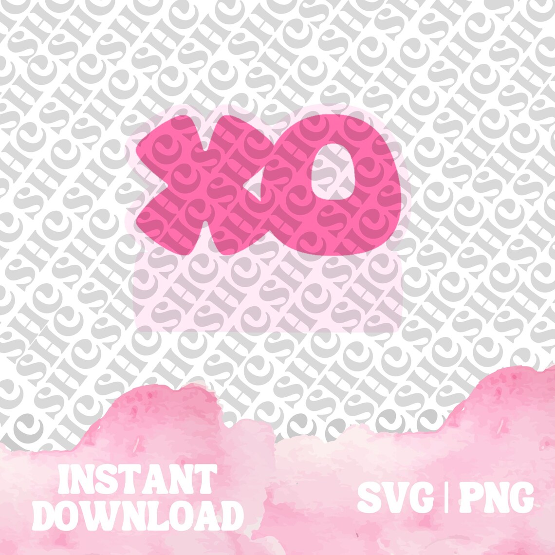 Modern XO PNG Svg Valentine Svg valentine Clipart Vday Design Galentine ...