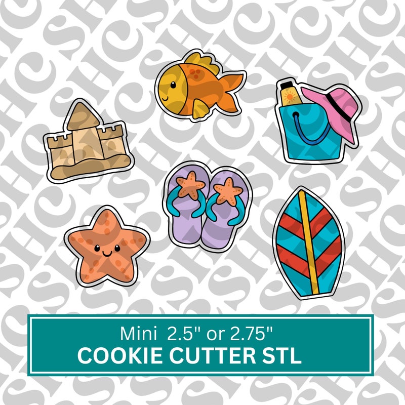 Beach Theme Cookies - Etsy