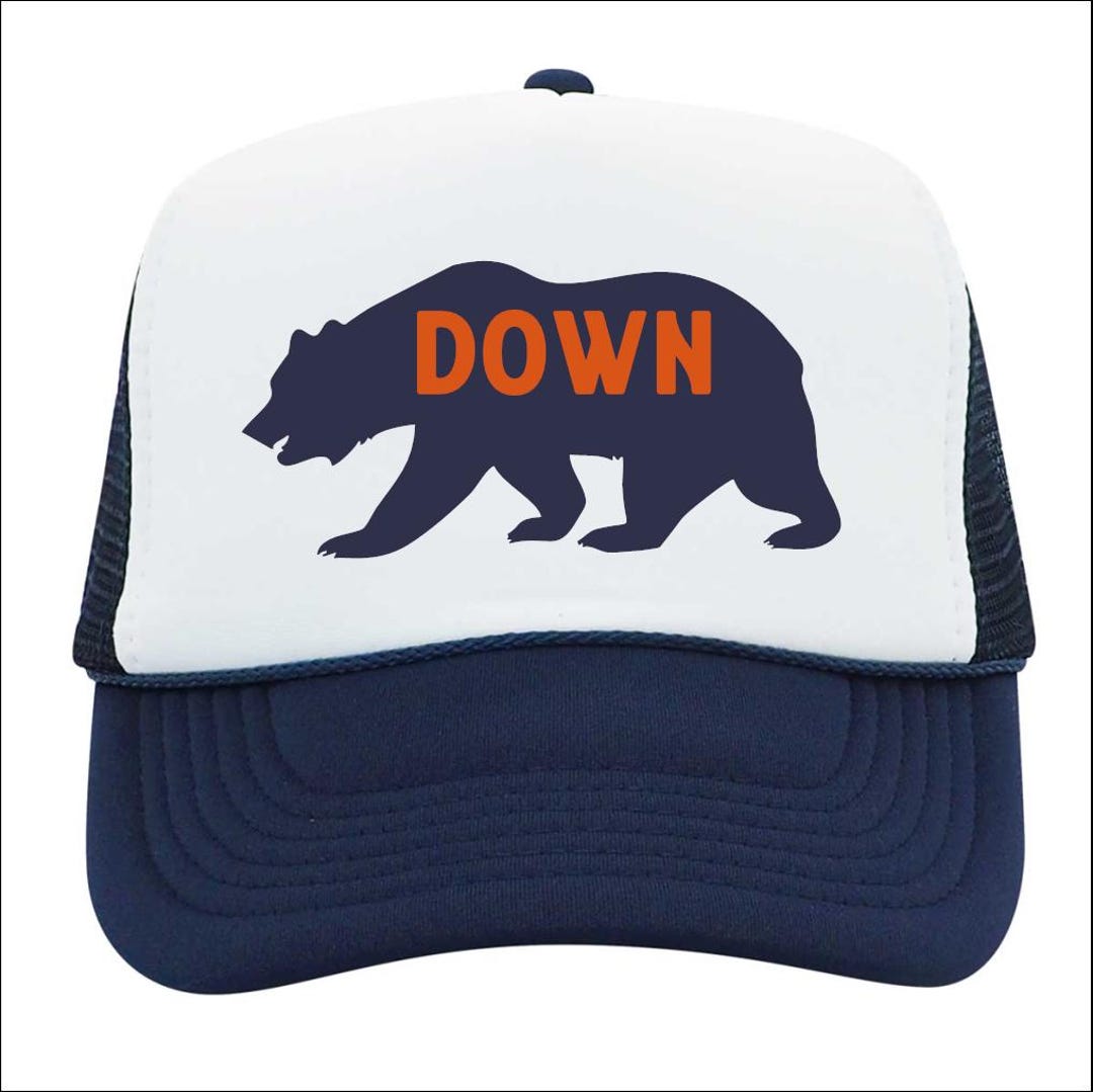 BEAR DOWN Trucker Hat // Kids or Adult Sizes Available // Snapback ...