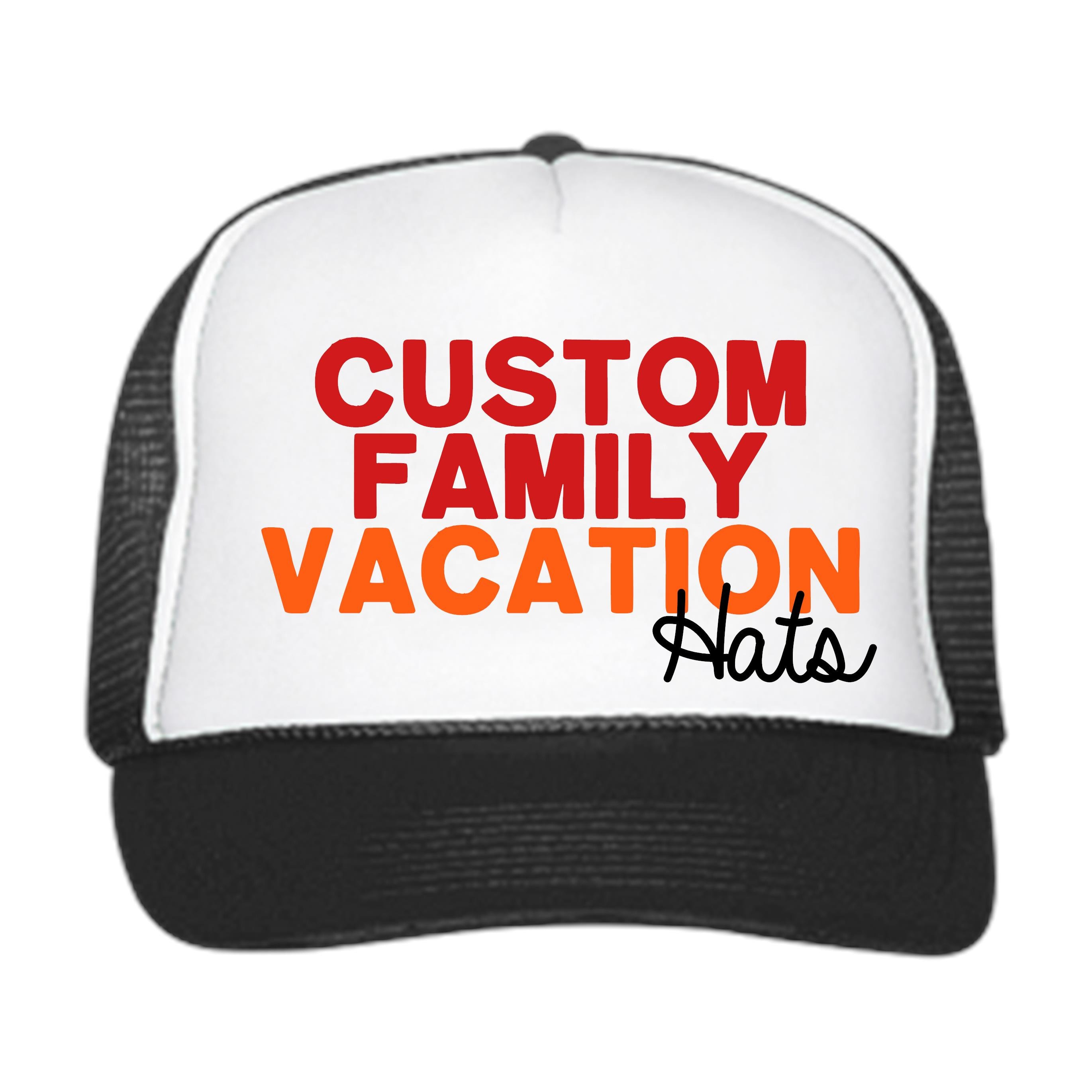 Family Vacation Hats Beach Theme - Etsy