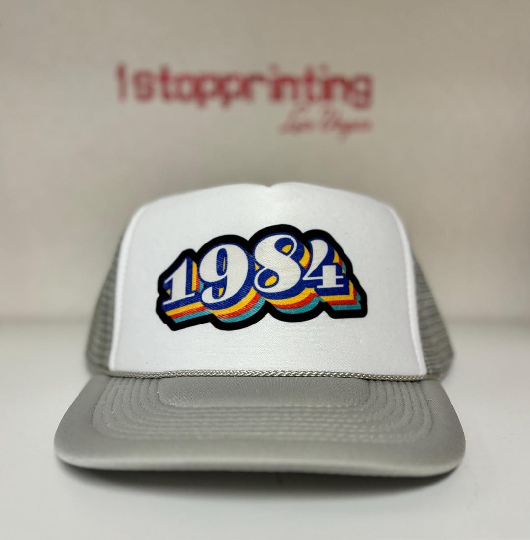 1984 Custom Trucker Hat // Unbeatable Quality and Price // Birthday ...
