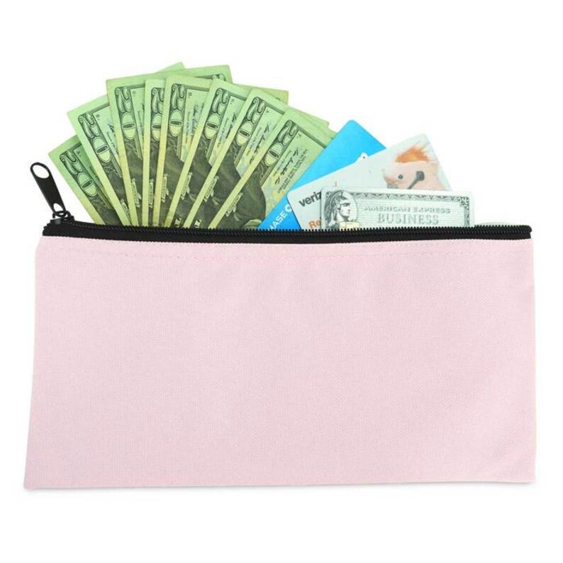 Monogramed Money Pouch // Bank Bag //pencil Marker Bags // - Etsy