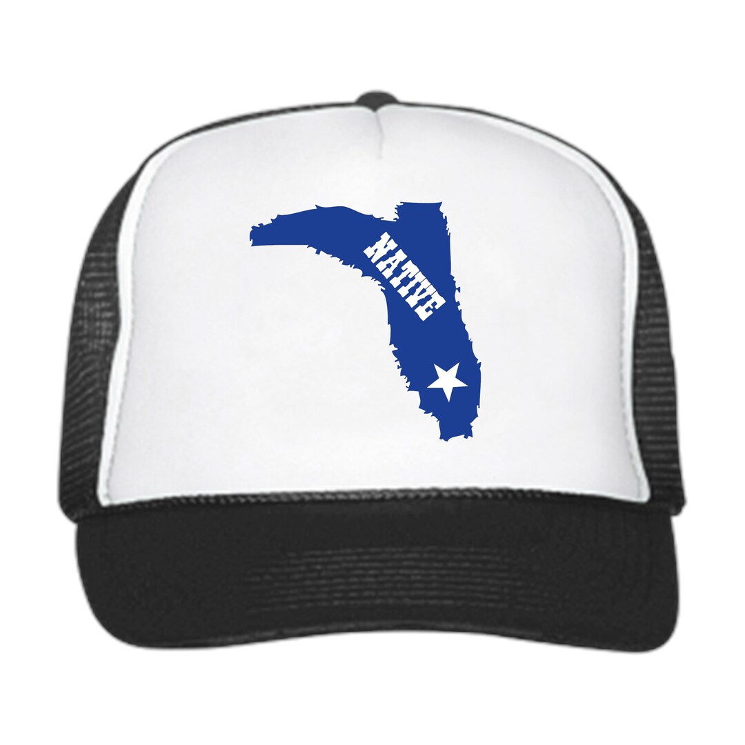 Florida Native Boot Hat // True Floridian // Florida Native // Trucker ...