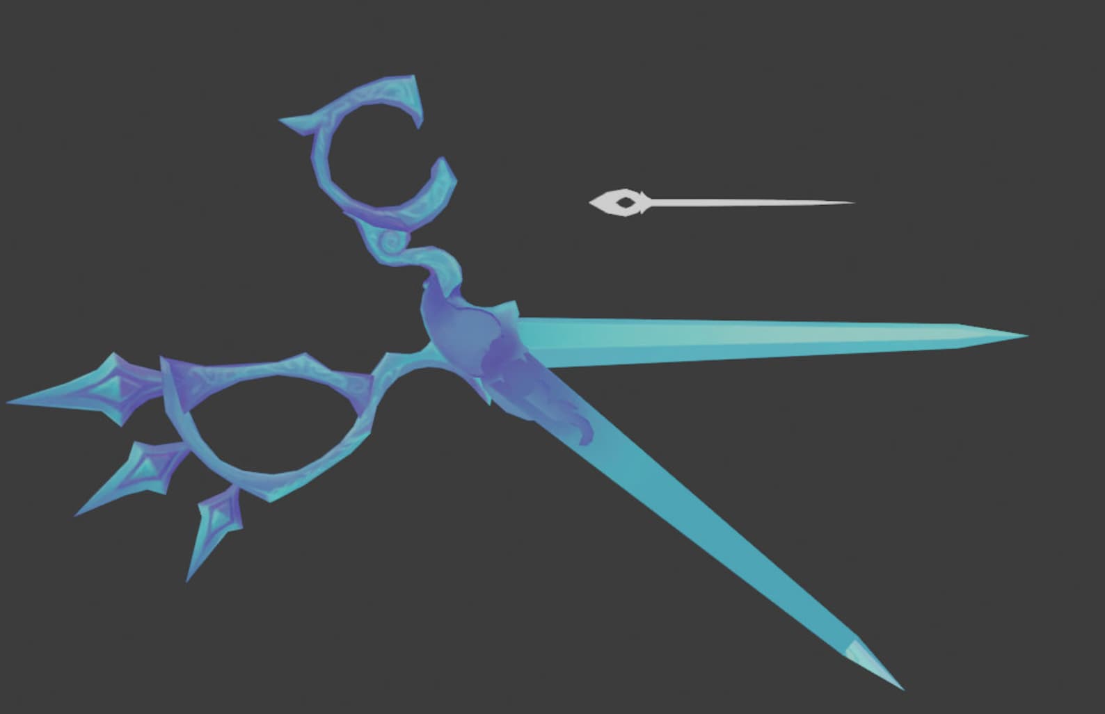 Ciseaux / Scissors Gwen League of Legend Avec Aiguilles /with Needles ...