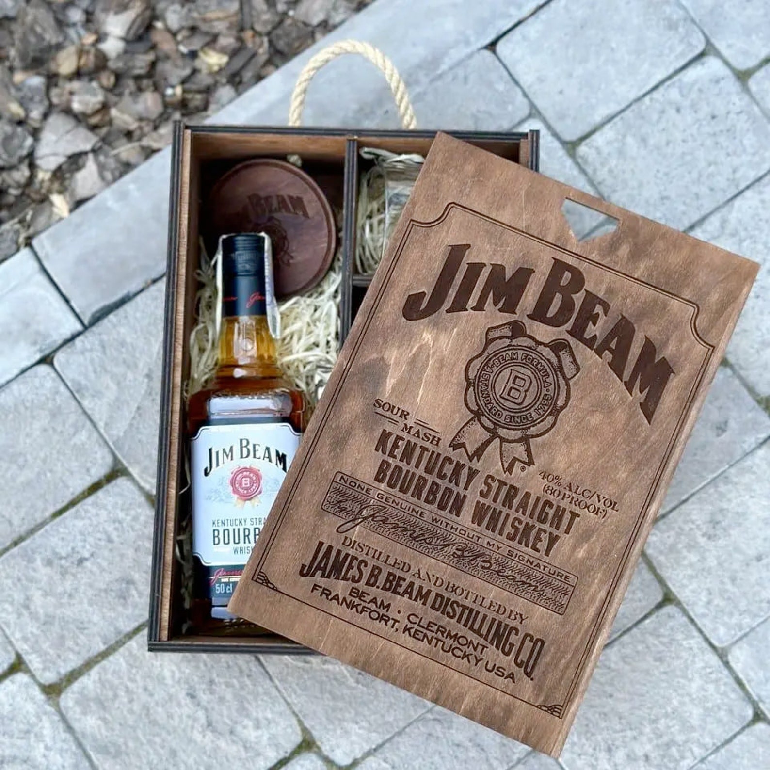 A Gift Set for Jim Beam Whiskey - an Elite Gift for a Distinguished ...