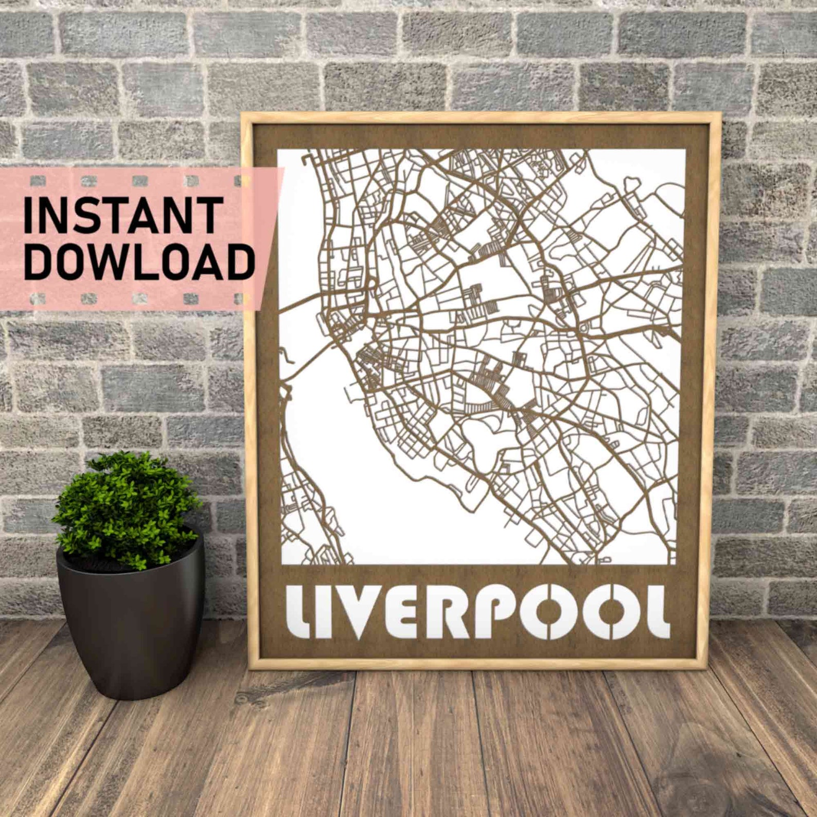 Liverpool, United Kingdom File for Laser Cut Instant Download Svg Dxf ...