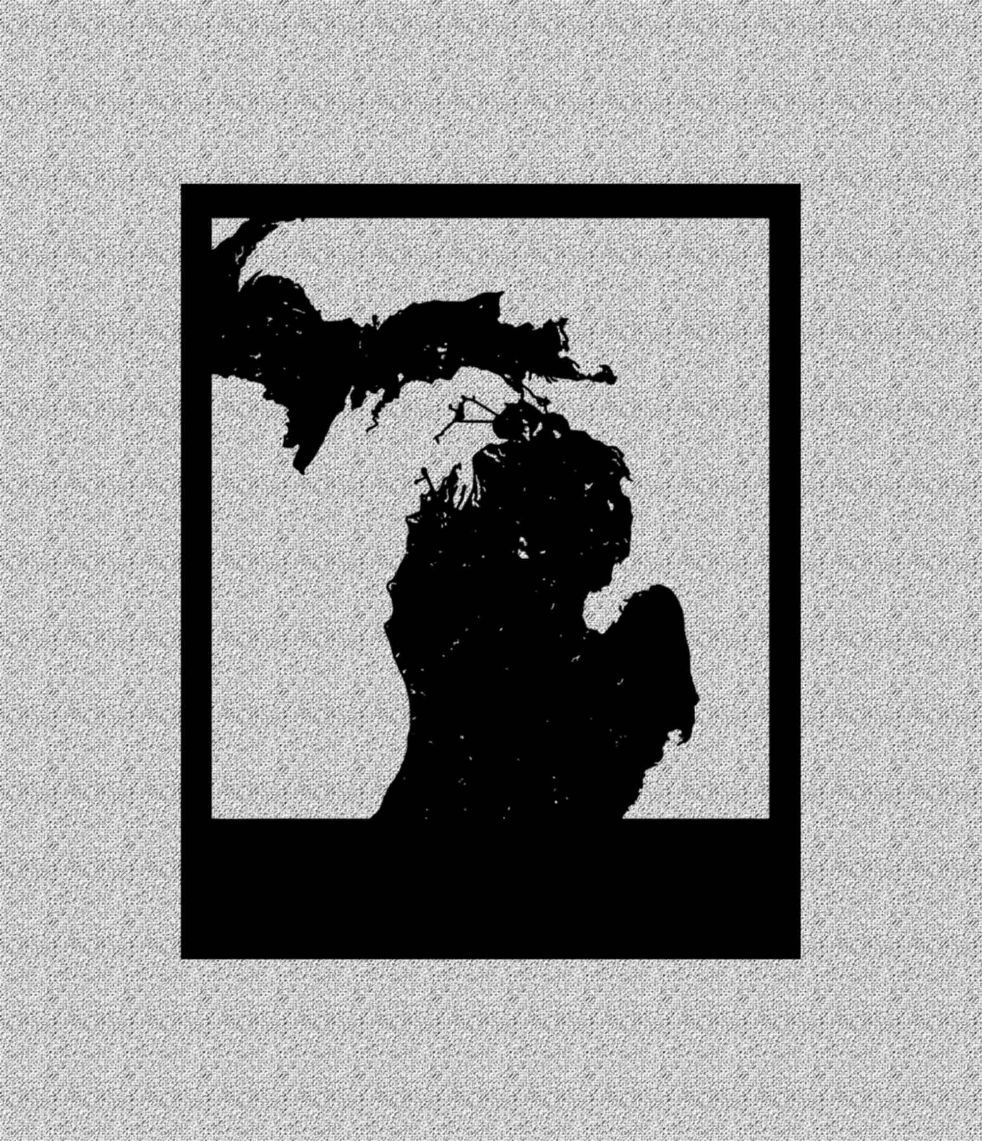 Michigan Land and Roads Map File for Laser Cut Instant Download Svg Crd ...