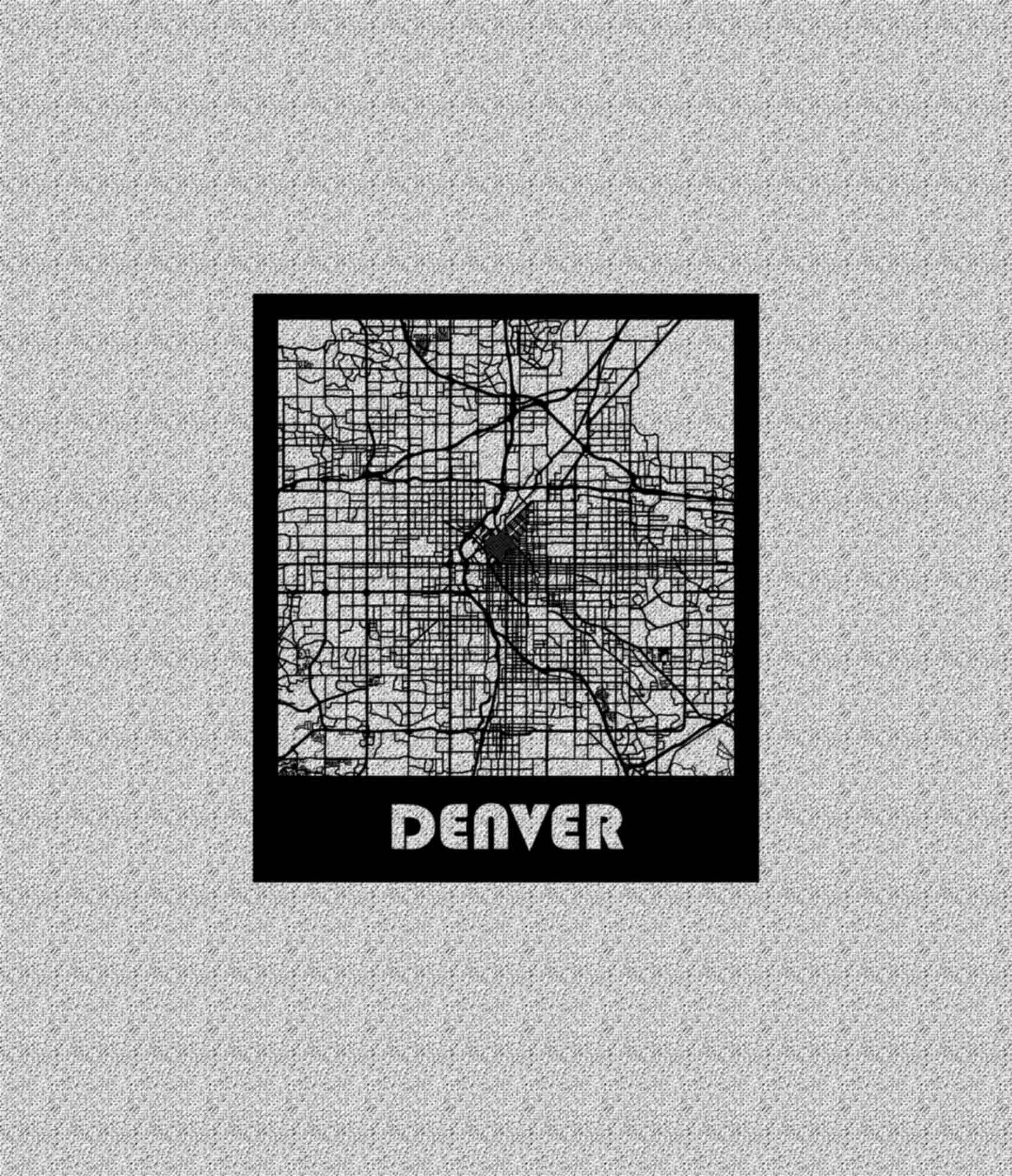 Denver, Colorado File for Laser Cut Instant Download Svg Dxf Eps Crd ...