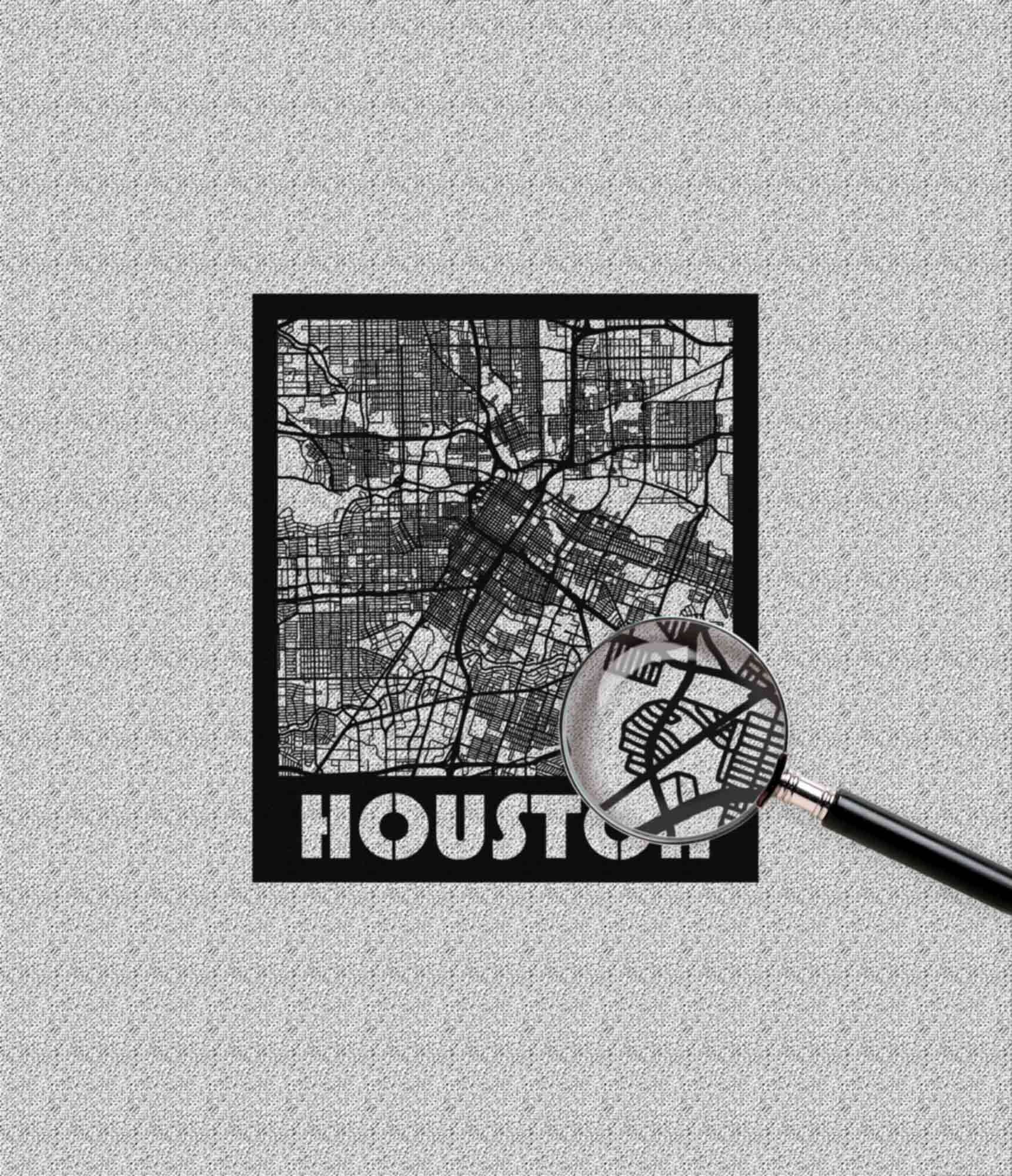Houston, Texas File for Laser Cut Instant Download Svg Dxf Crd Eps ...