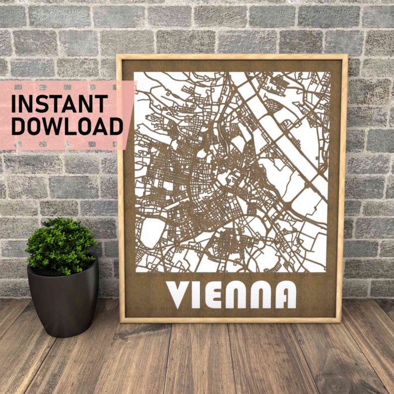 Vienna Austria File for Laser Cut Instant Download Svg Dxf Eps | Etsy