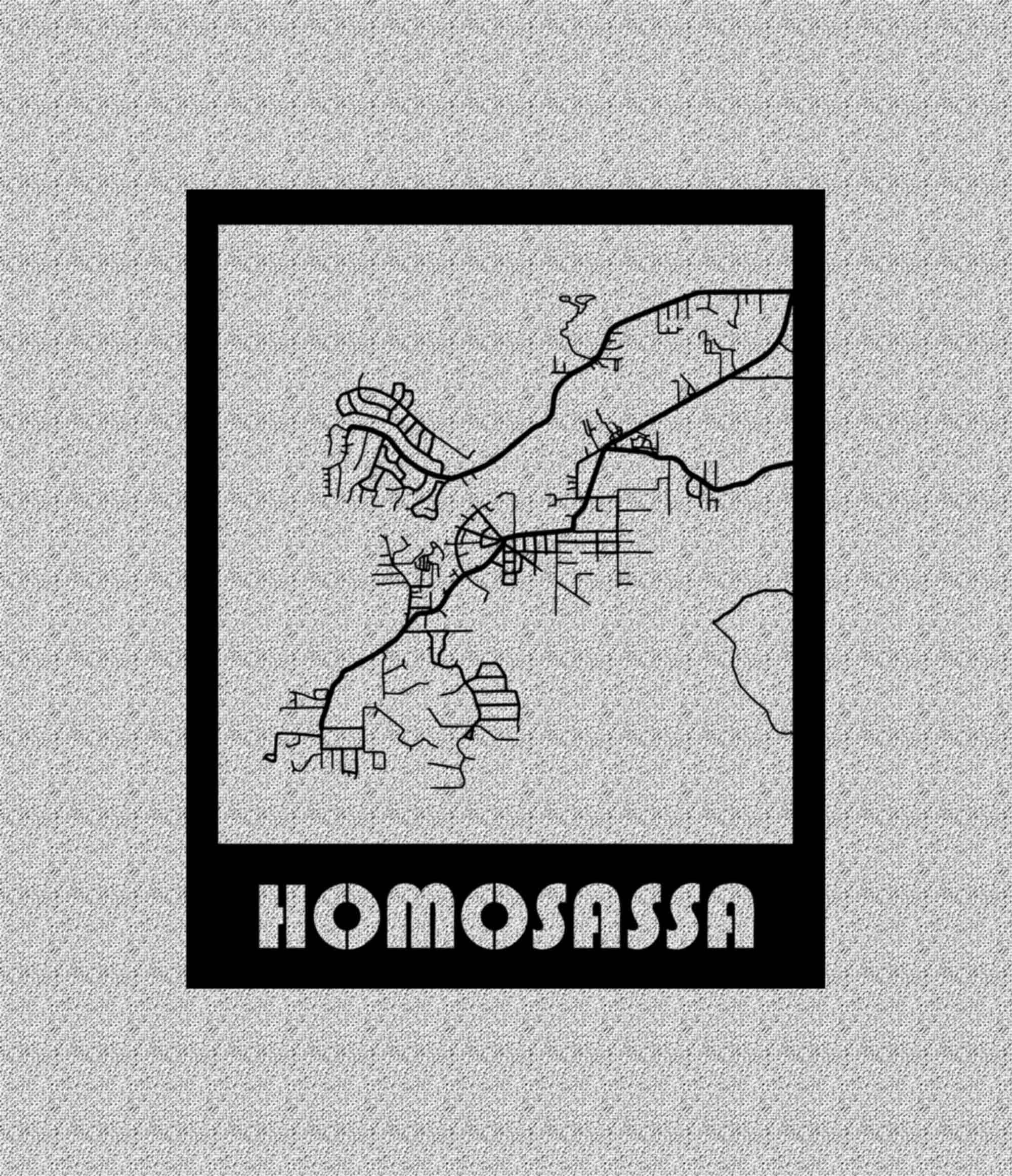 Homosassa Florida Custom File for Laser Cut Instant Download Svg Dxf ...
