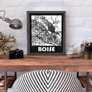 Boise, Idaho File for Laser Cut Instant Download Svg Dxf Eps Crd Vector ...