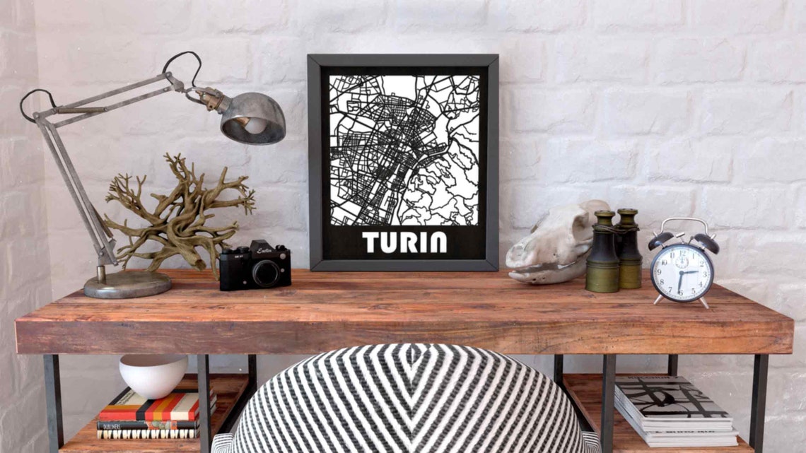 Turin Italy File for Laser Cut Instant Download Svg Dxf Eps Crd Vector ...